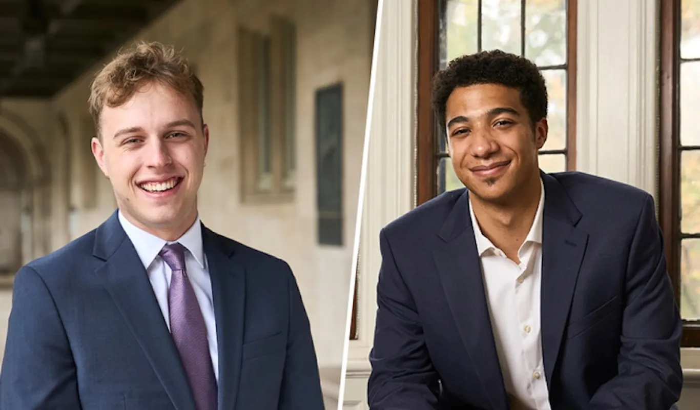 Seniors Darden, Seiler were Rhodes Scholars finalists | Arts & Sciences